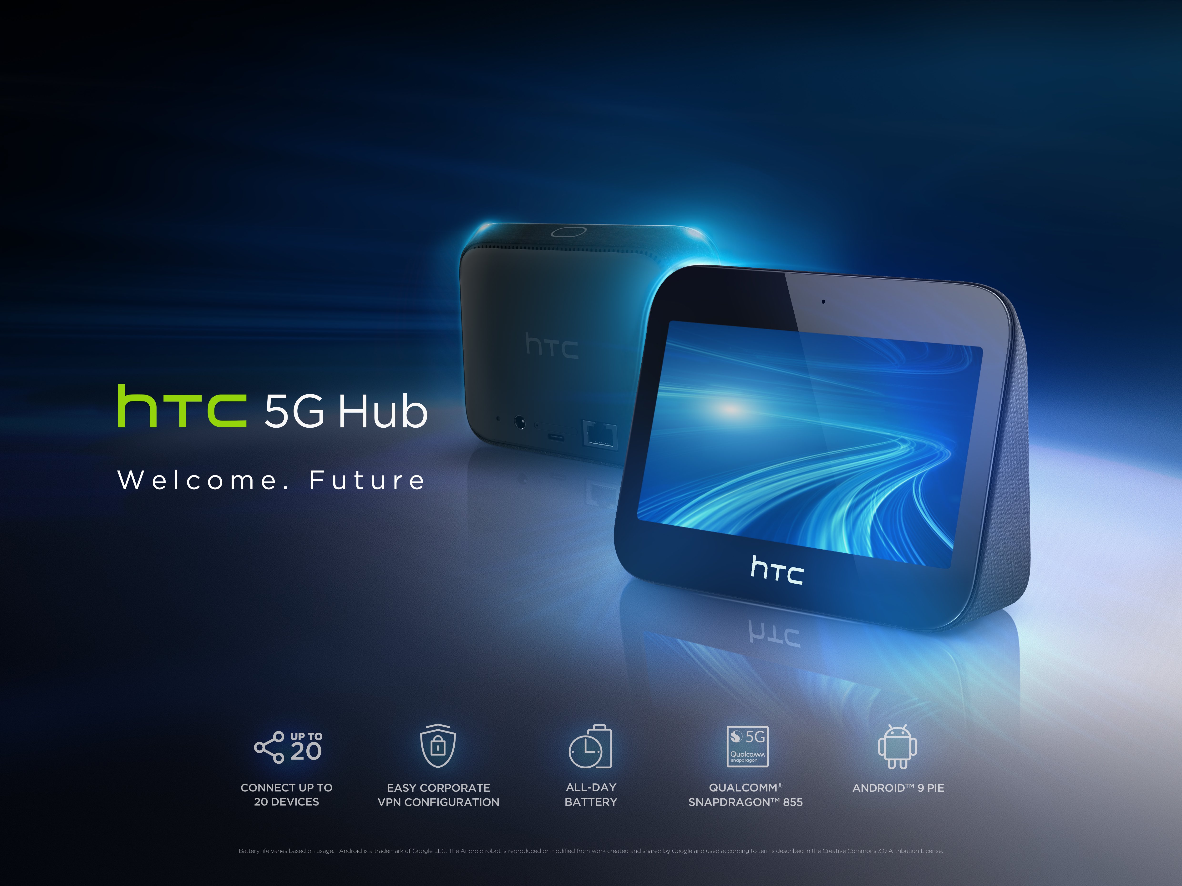 HTC UNVEILS INNOVATIVE NEW 5G MOBILE SMART HUB